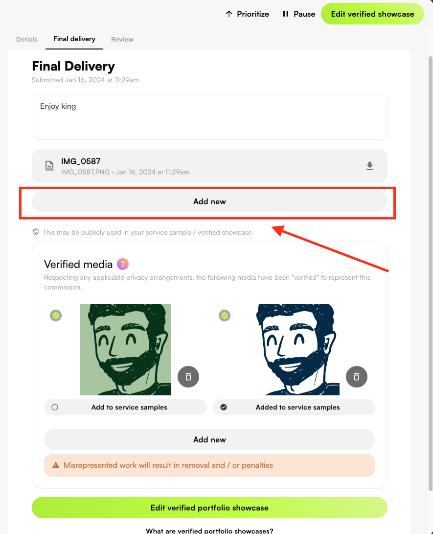 How does Final Delivery work? – VGen Help Center